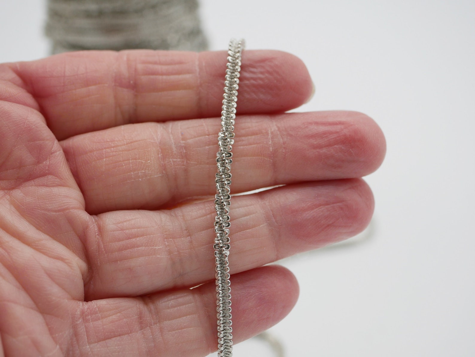 Twisted Silver Link Chain 3.5mm Wide Silver Chain Unique Link | Etsy