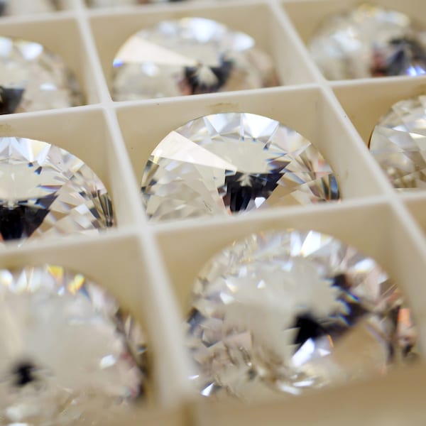 Swarovski Rivoli - Etsy