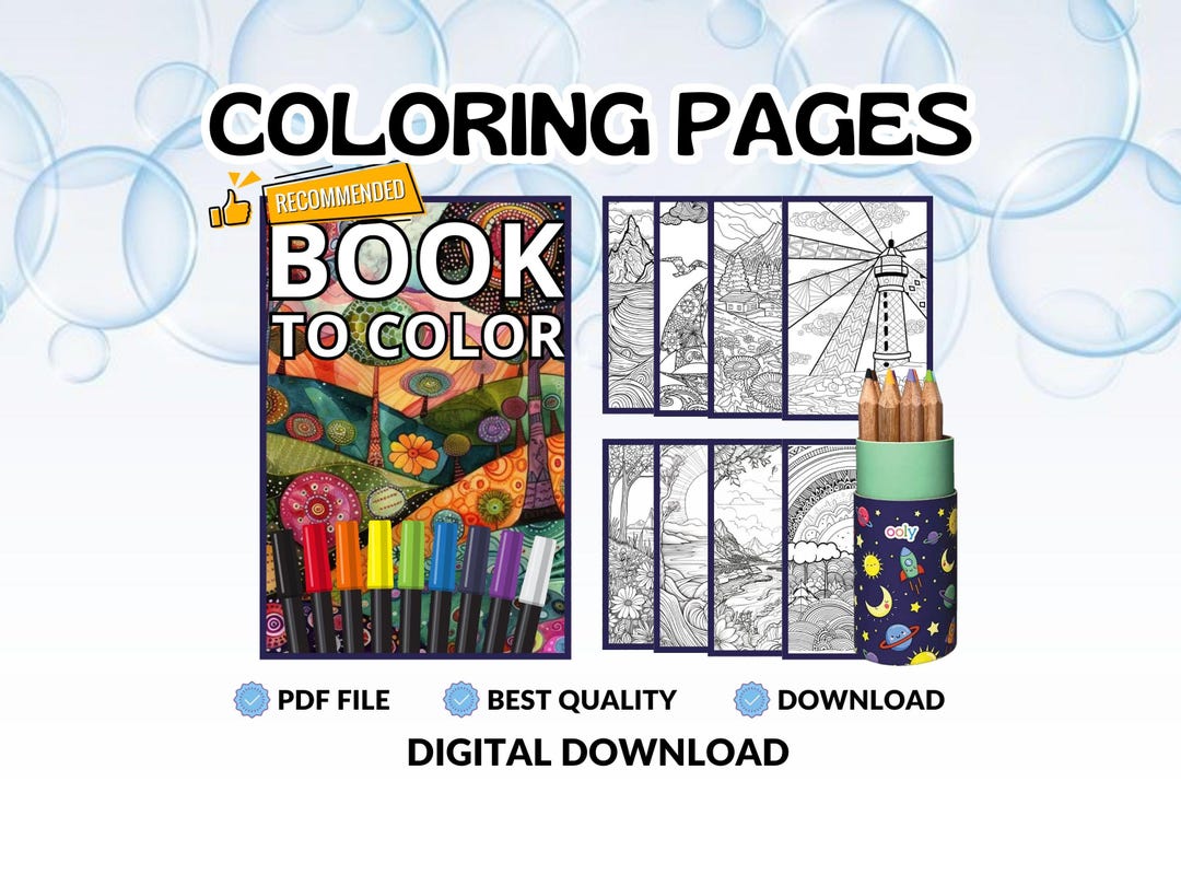 Zentangle Coloring Book Landscapes Printable Relaxing Art Therapy ...