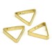 Brass Triangle Charm, 12 Raw Brass Triangles With 2 Holes (14x2.5x0 ...