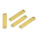 Brass Rectangle Bar, 500 Raw Brass Rectangle Connectors, Charms ...