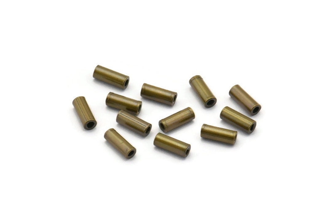 Antique Bronze Spacer Bead, 100 Antique Bronze Tube Spacer Beads (5x2mm ...