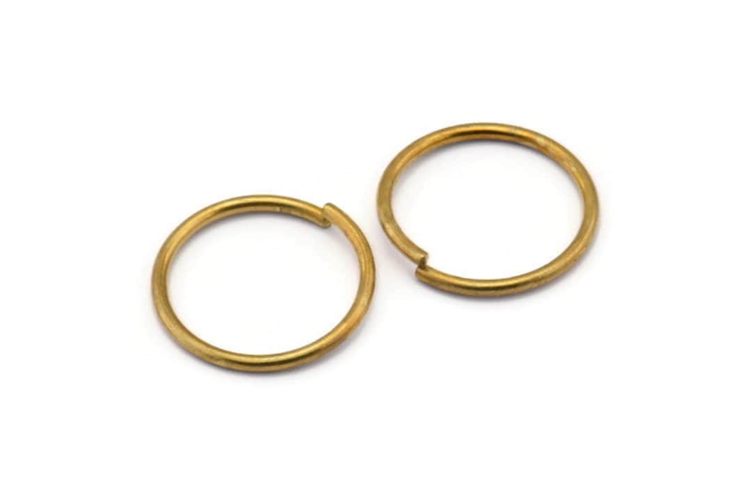 20mm Jump Ring - 40 Raw Brass Jump Rings (20x1.5mm) D0234 - Etsy