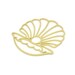 Brass Shell Charm, Raw Brass Sea Shell Pendants, Earring Findings ...