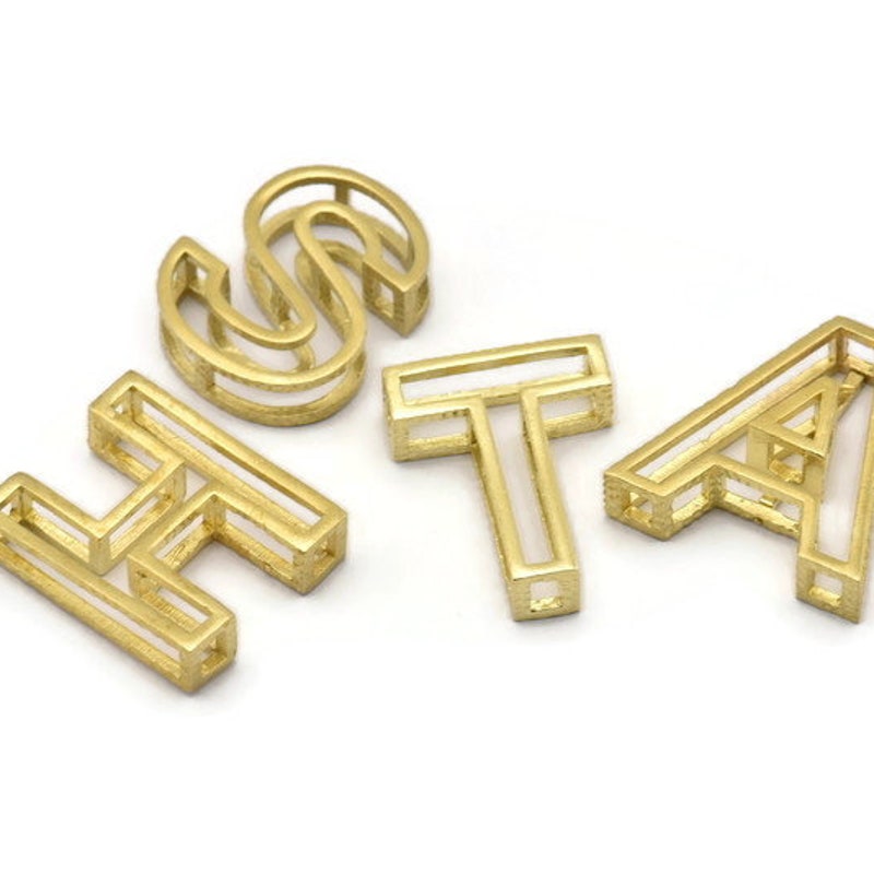 Small Brass Letters Etsy