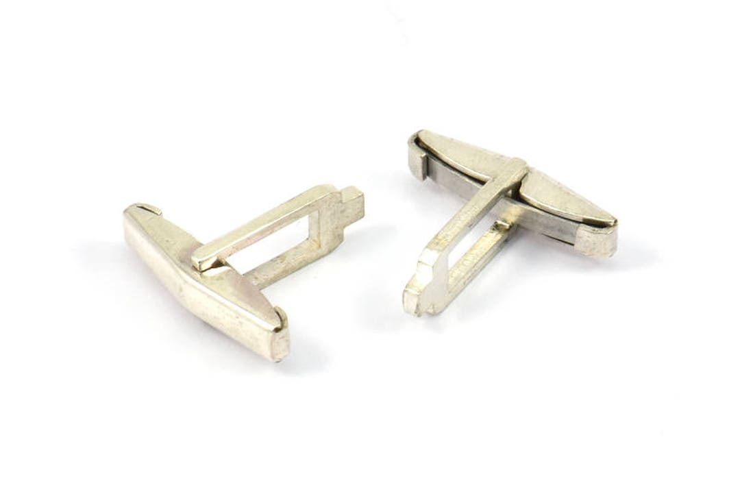 Silver Cufflink Blanks, 925 Silver Cufflinks Blanks (19.5x17mm) GG1 ...
