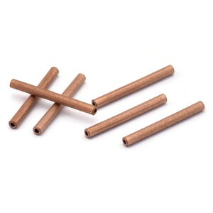 Copper Spacer Beads, 50 Copper Tube Spacer Beads (20x2mm) K189 - Etsy