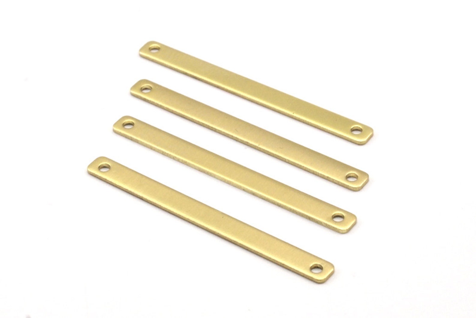Brass Link Bar, 30 Raw Brass Bar Connectors (4x41x0.80mm) A0837 - Etsy