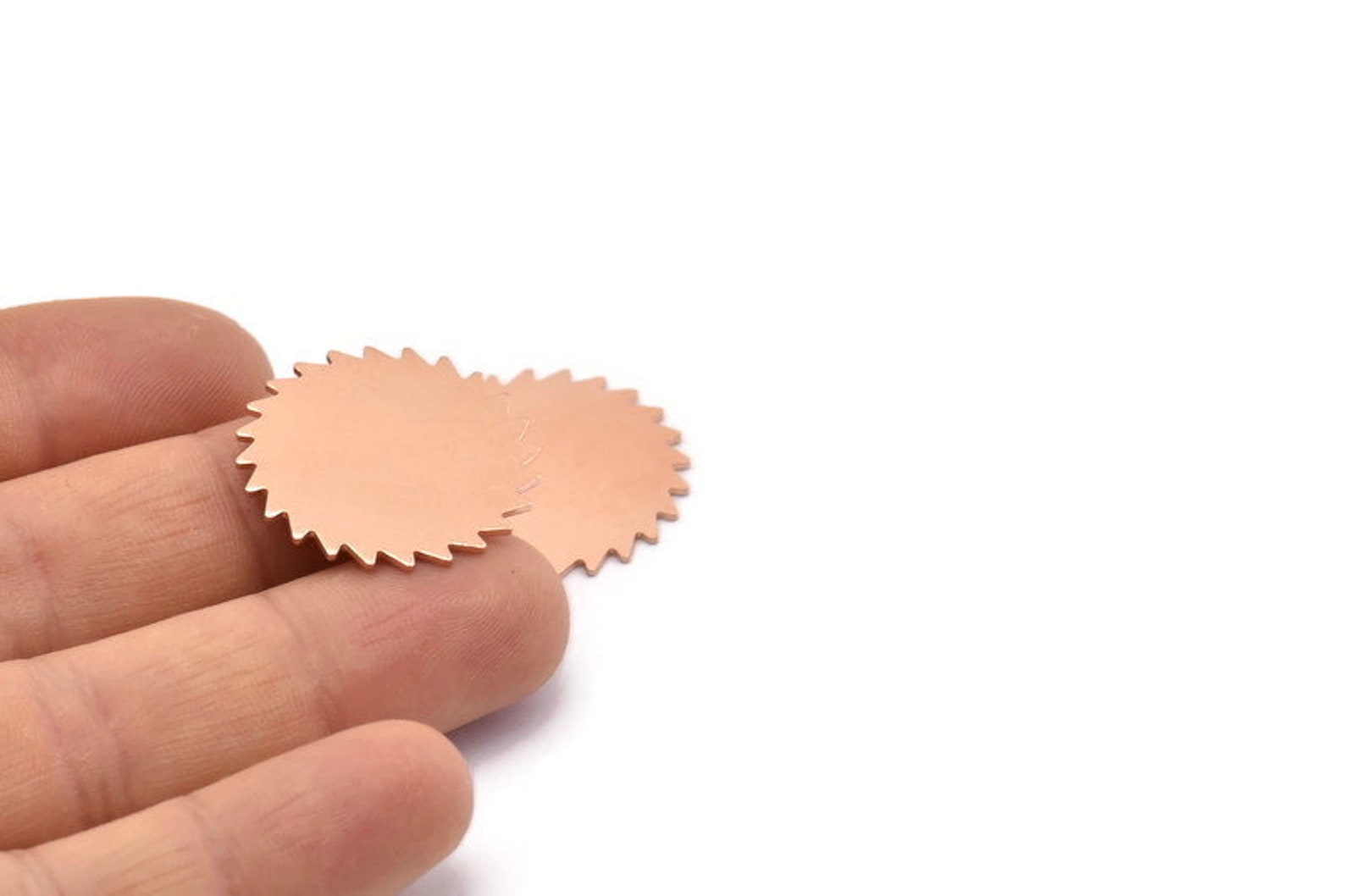 Copper Circle Blank 2 Raw Copper Circle Blanks Copper Round | Etsy