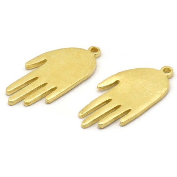 Brass Hand - Etsy