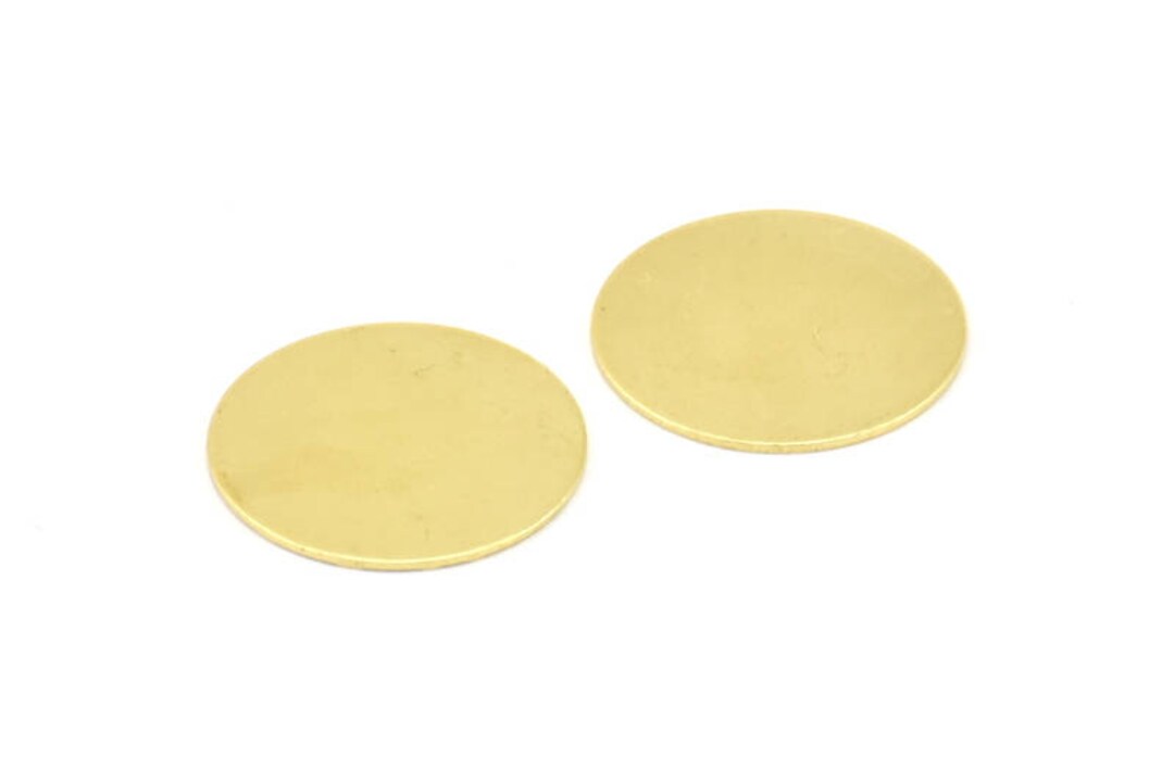 22mm Circle Blank, 8 Raw Brass Circle Blanks (22x0.8mm) Y063 - Etsy