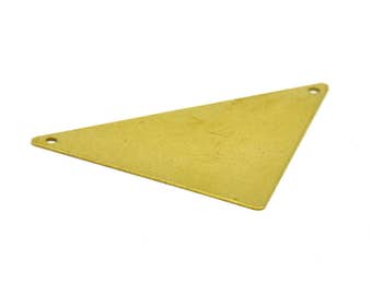 Aluminum Charms Double Triangle Frame Shaped Pendant Anodized Aluminium ...