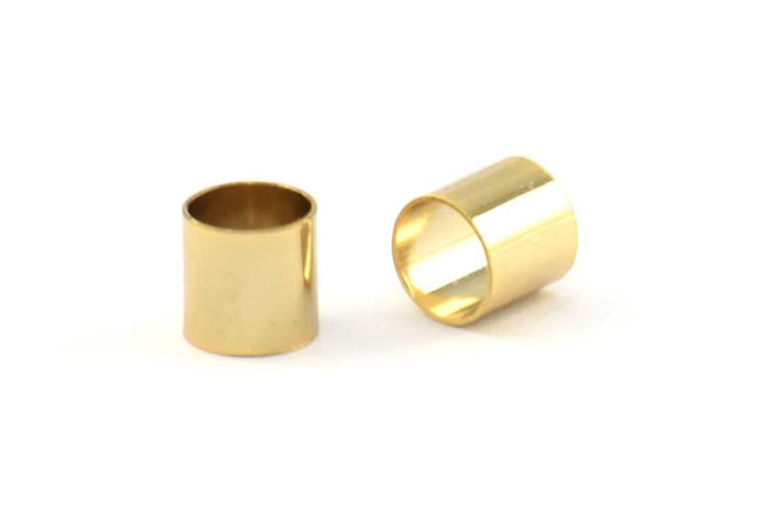 Gold Tube Bead, 50 Gold Plated Brass Tube Beads (5x5mm) Bs 1460 Q0398 ...