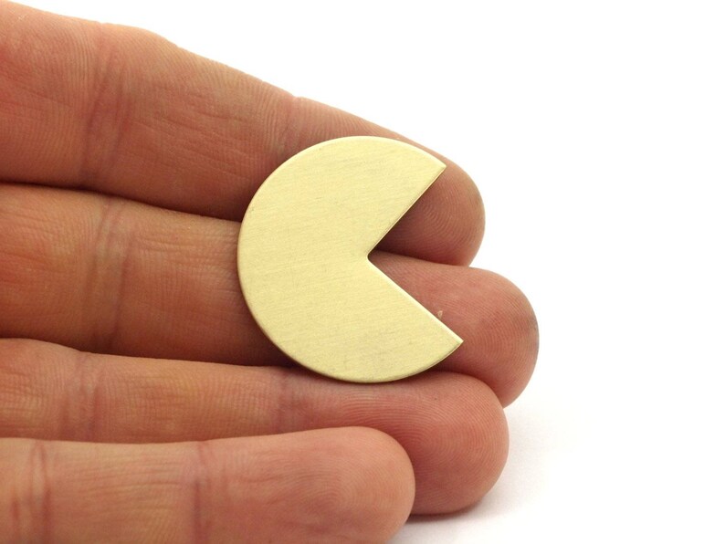 Brass Quarter Blank 10 Raw Brass Three Quarters Stamping - Etsy