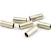 Silver Tube Beads - 25 Antique Silver Plated Brass Tubes (6x15mm) Bs ...