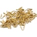 Snake Chain End Caps, 50 Raw Brass Snake Chain Parts, End Caps, Jewelry ...