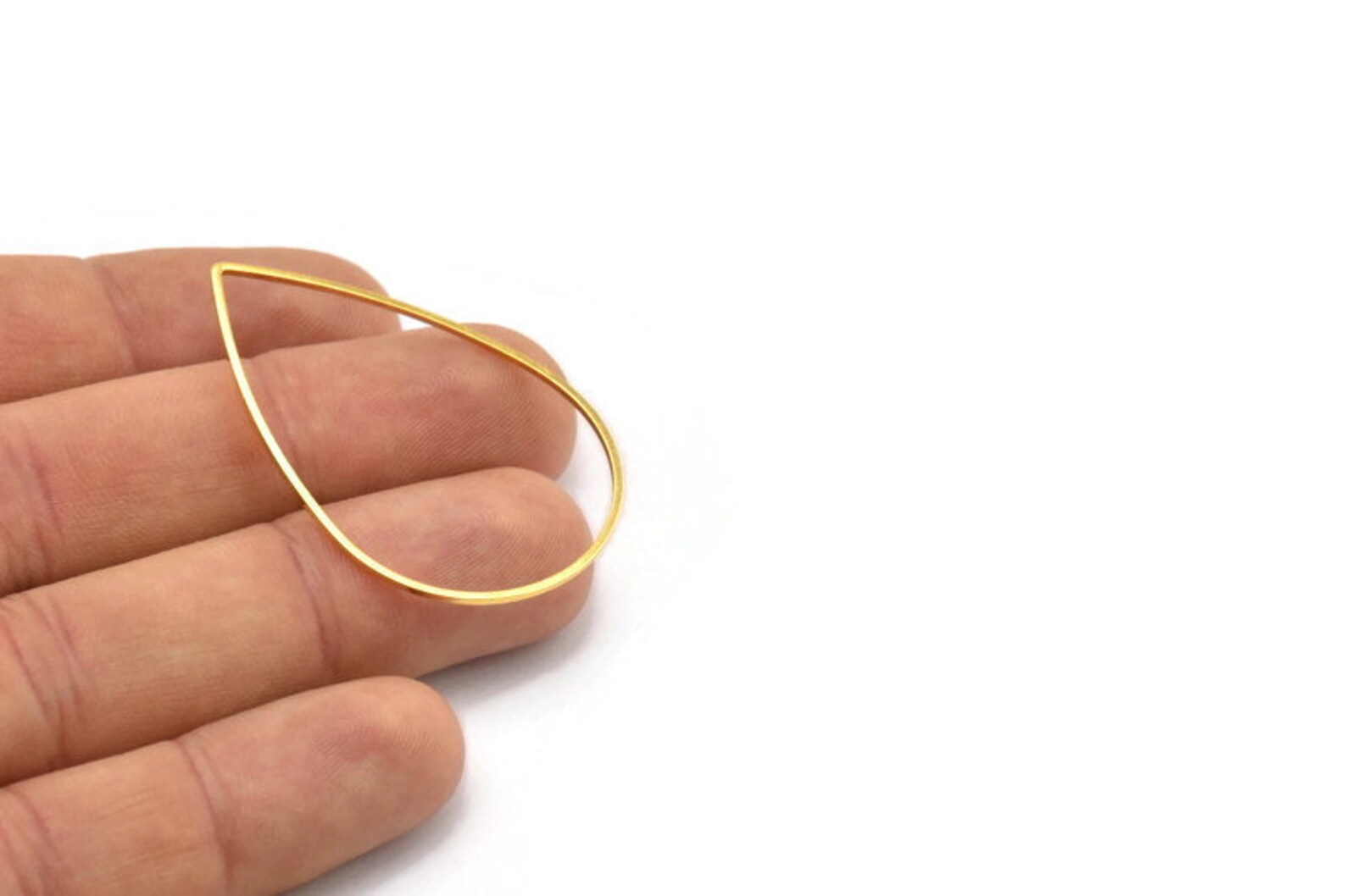 Gold Drop Connector 12 Gold Tone Brass Drop Connectors - Etsy