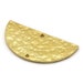 Hammered Half Moon, 4 Hammered Raw Brass Semi Circle Blanks With 2 ...