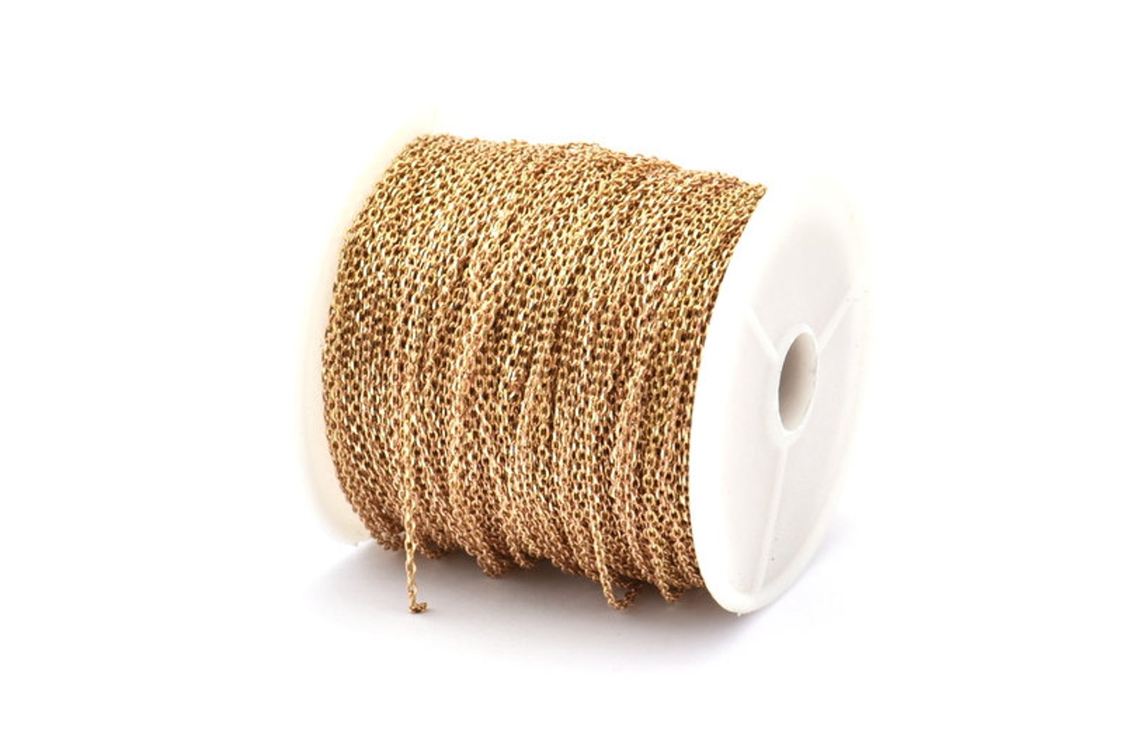 Brass Link Chain 10 Meters 33 Feet Raw Brass Soldered Chain - Etsy