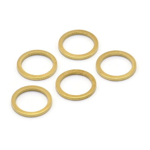 10mm Circle Ring Findings 100 Raw Brass Circle Ring Findings | Etsy