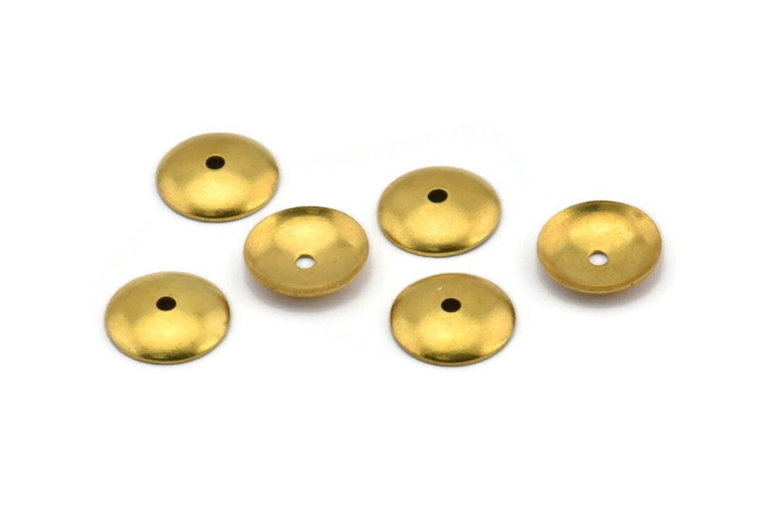 Brass Bead Cap, 100 Raw Brass Bead Caps (10mm) Brs 99 A0229 - Etsy