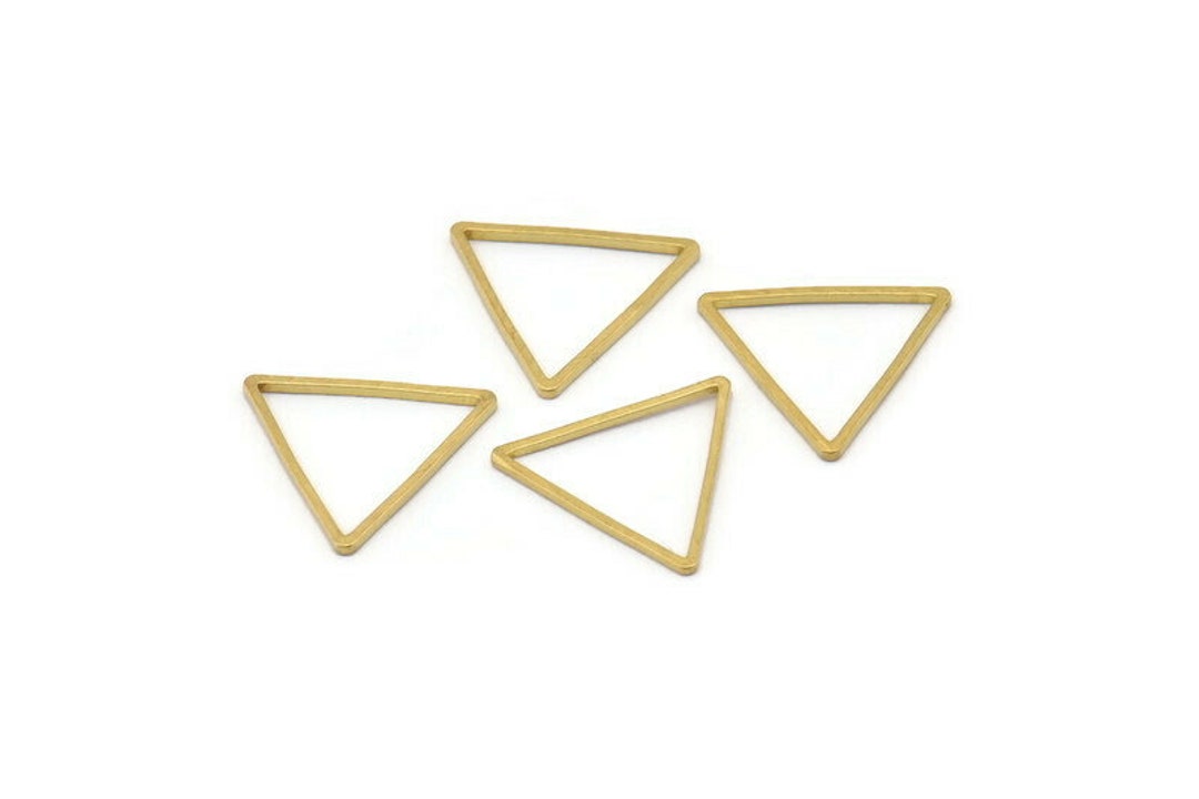 17mm Brass Triangles, 50 Raw Brass Triangles (17x17x17mm) Bs-1123 - Etsy