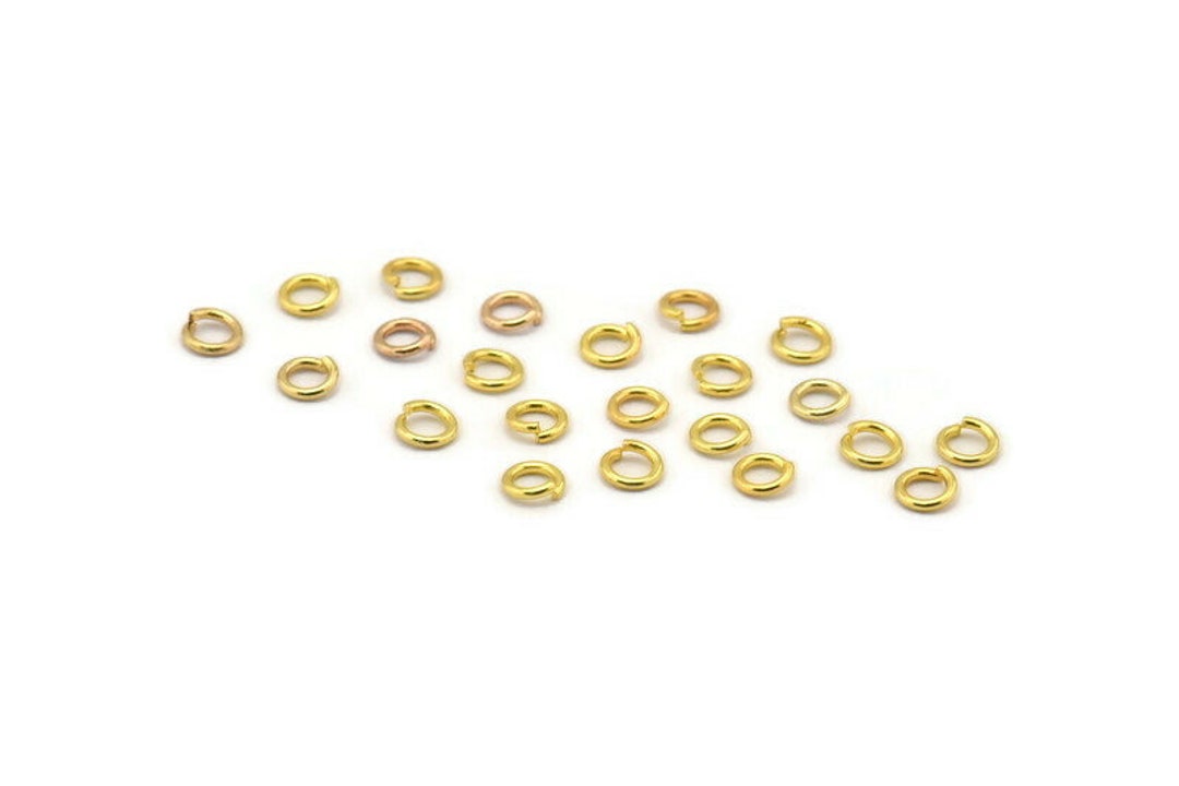 Gold Jump Ring, 500 Gold Tone Brass Jump Rings (3x0.6mm) A0995 - Etsy