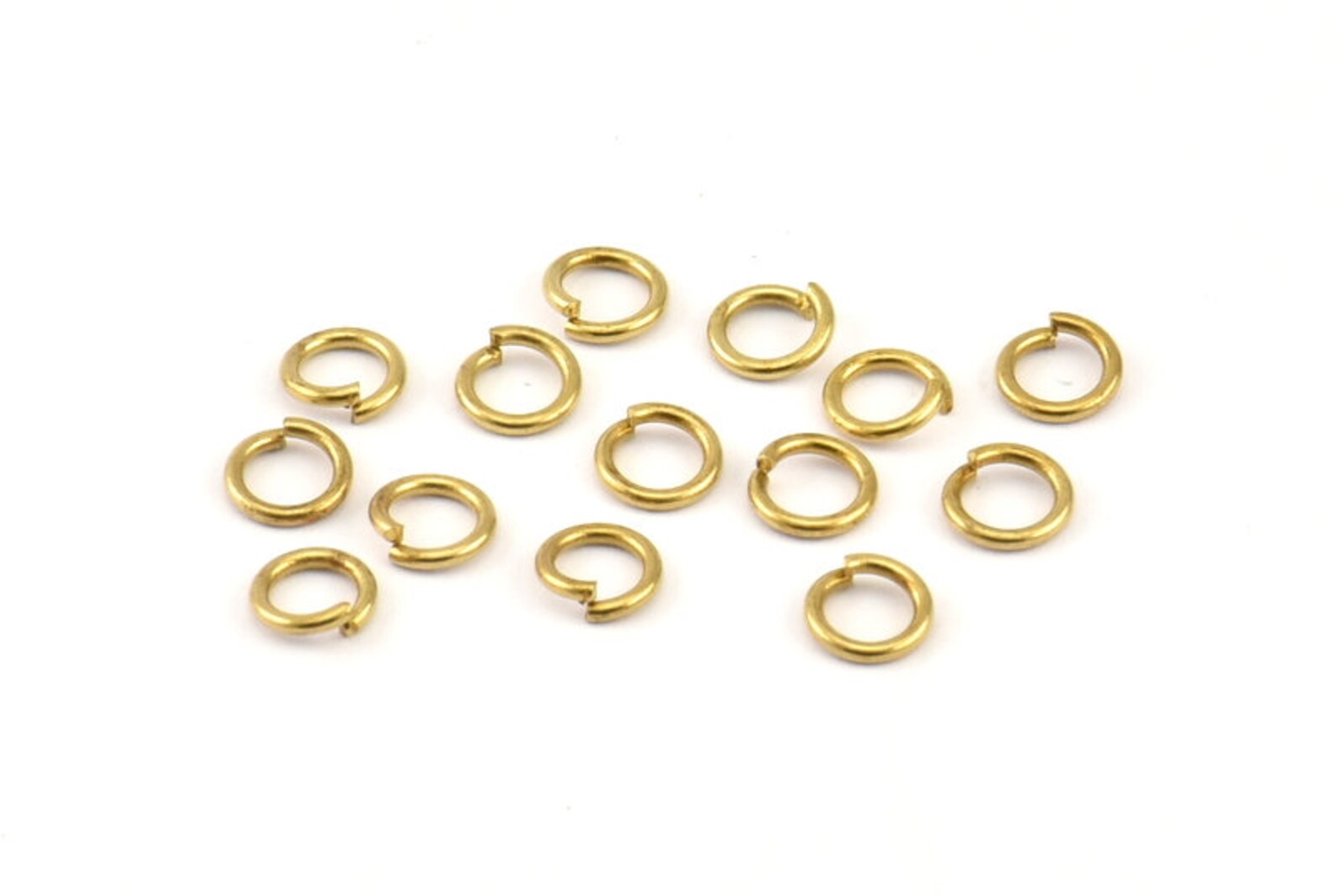 5mm Jump Ring 500 Raw Brass Jump Rings 5x0.80mm A0820 - Etsy