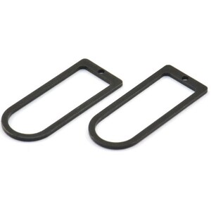 D Shape Rings, 6 Oxidized Brass Black D Shape Connectors, Rings ...