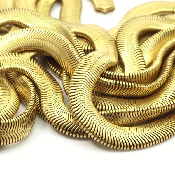 Brass Snake - Etsy