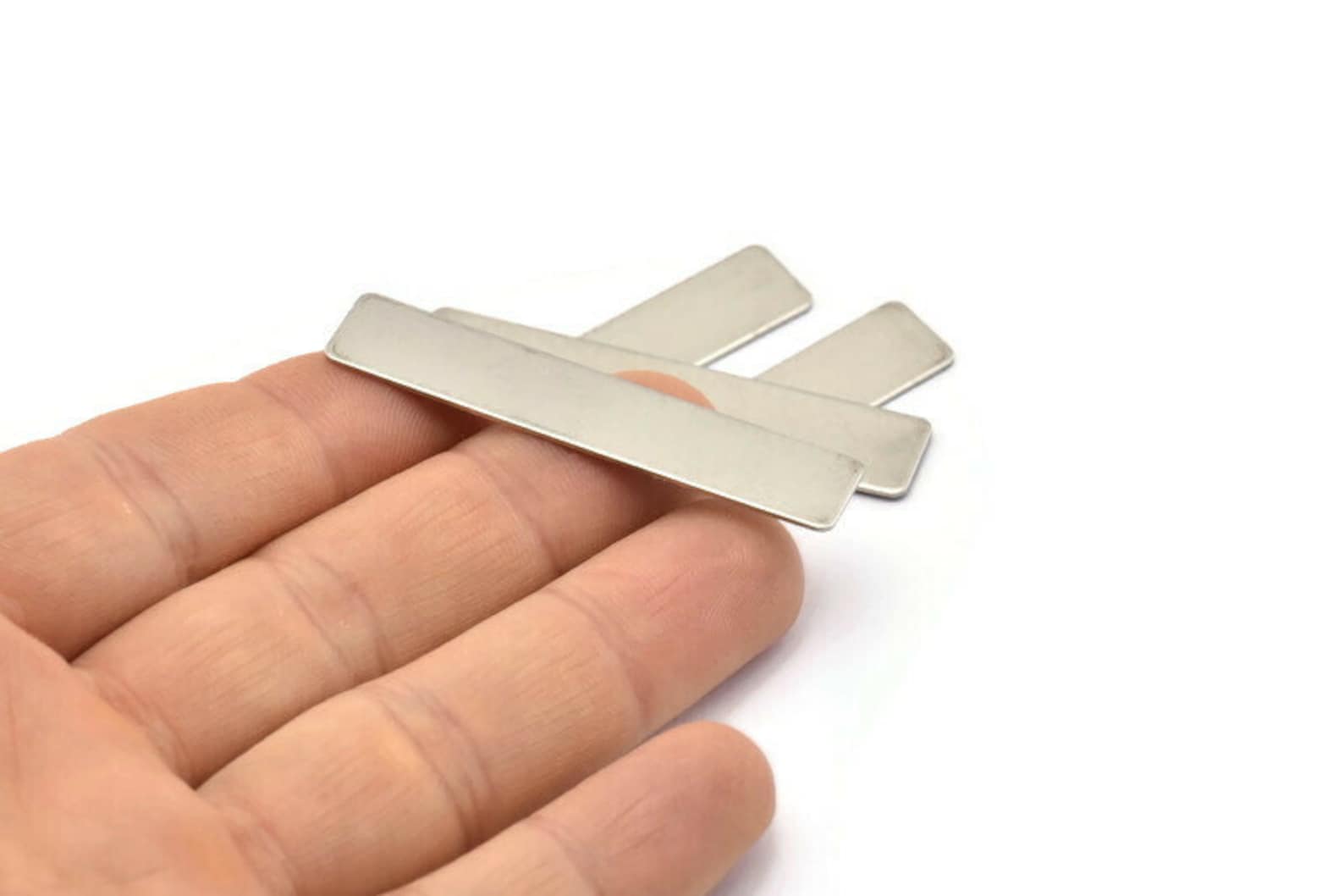 Steel Rectangle Blank 12 Steel Rectangle Blanks Stamping | Etsy