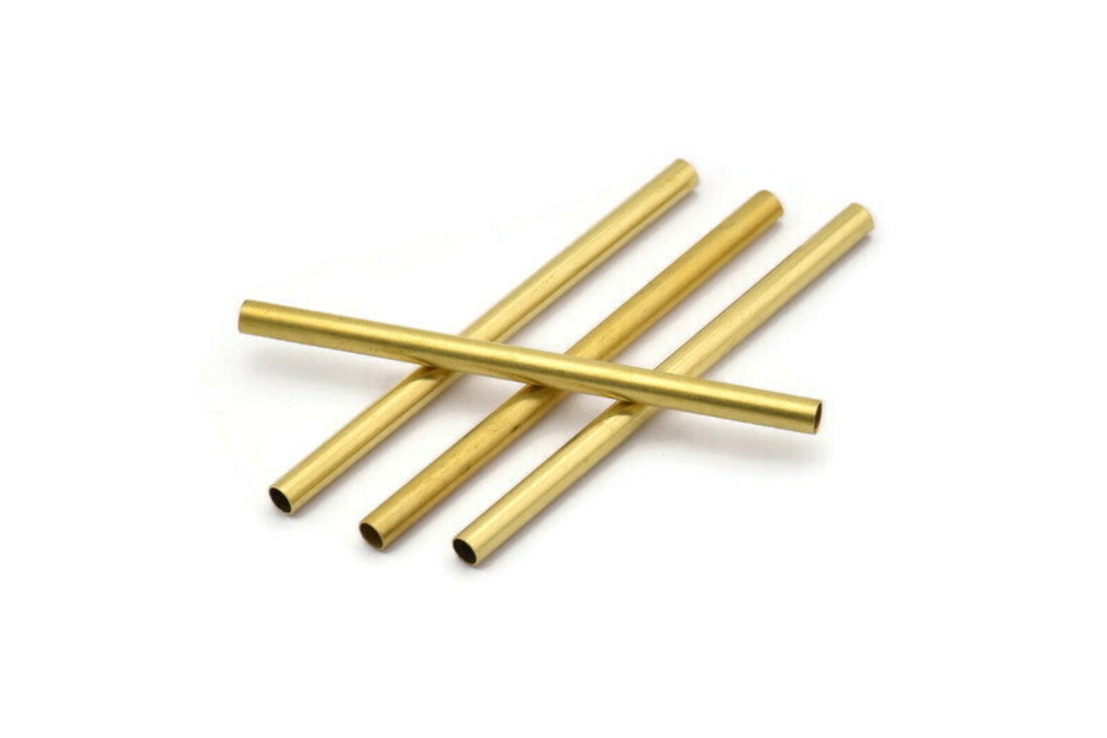 Raw Brass Bar, 25 Raw Brass Tubes (3x50mm) Bs 1445 - Etsy