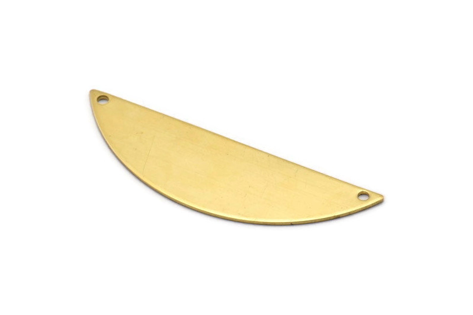 Half Round Wide Pendant 10 Raw Brass Semi Circle Blanks - Etsy