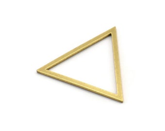 14mm Silver Plated Triangle Charms Initial Pendant Triangle - Etsy