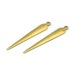 Brass Spike Charms, 100 Raw Brass Spike Charms (32x5mm) Brs 286 A0268 ...