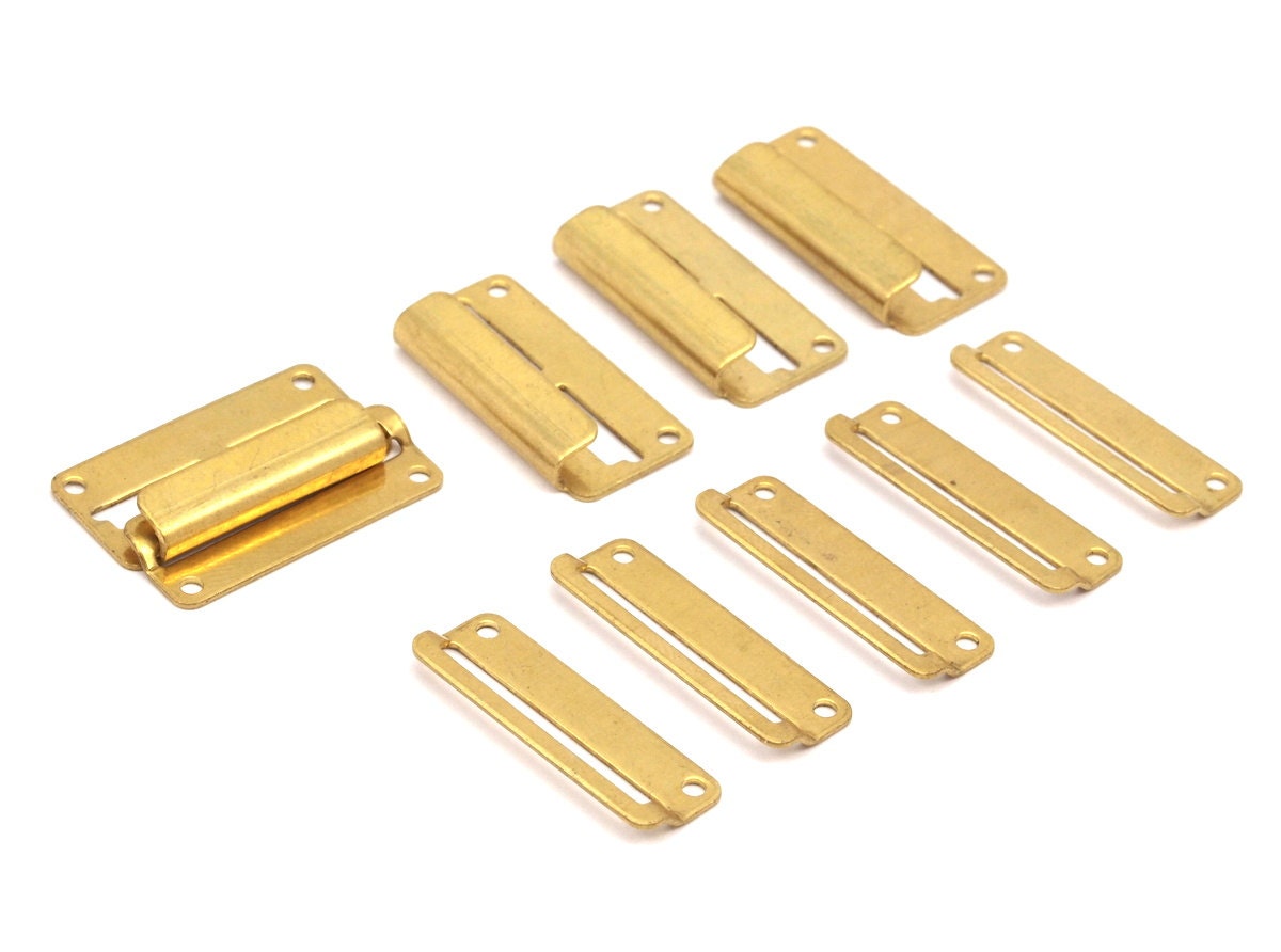 Brass Planting Clasp 4 Raw Brass Planting Clasp - Etsy