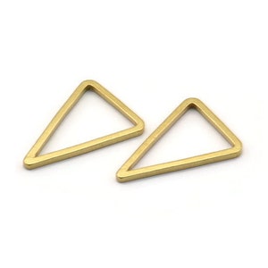 Brass Blank Triangles, 50 Raw Brass Triangles (16x12x1mm) BS 2346 - Etsy
