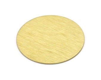 10 Pcs. Raw Brass 32 Mm Round Blanks Findings H0344 - Etsy