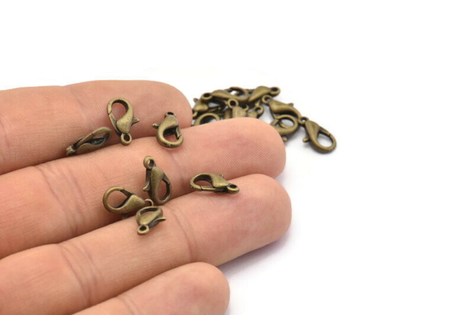 Antique Bronze Clasp 100 Antique Bronze Lobster Claw Clasps - Etsy