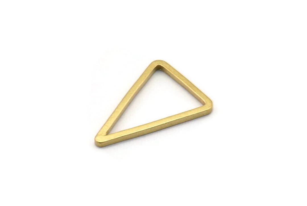 Brass Blank Triangles, 50 Raw Brass Triangles (16x12x1mm) BS 2346 - Etsy