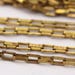 Link Chain Rectangle Chain 5 M. Rectangle Raw Brass Chain - Etsy