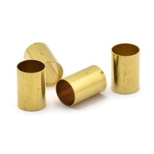 Raw Brass Tube, 10 Raw Brass Tubes (12x18mm) Bs 1473 - Etsy