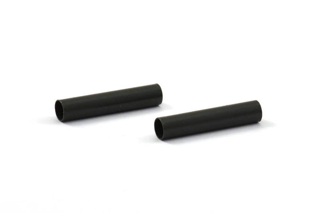 Black Round Tubes, 25 Oxidized Brass Black Tubes (4x20mm) Bs 1453 S113 ...