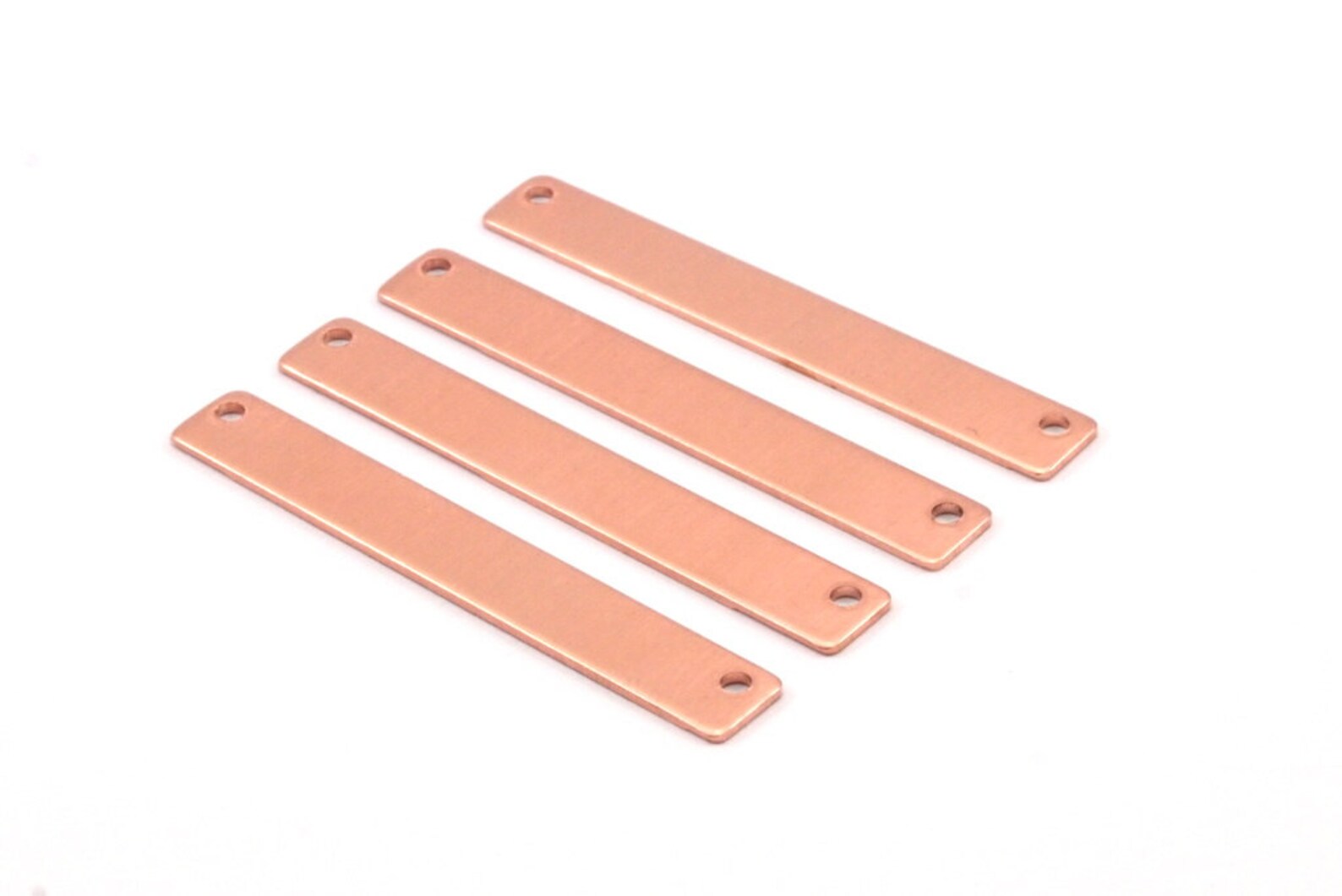 Copper Customized Name Bar, 10 Raw Copper Stamping Connector, Blanks ...