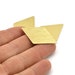 Brass Diamond Blank, 6 Textured Raw Brass Diamond Blanks, Rhombus ...