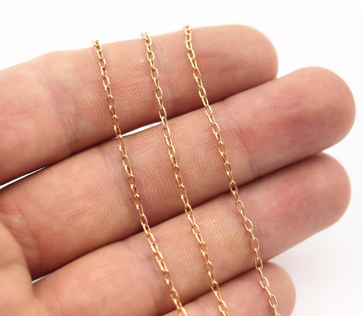 Link Chain Faceted Chain 10M Faceted Soldered Brass Chain - Etsy