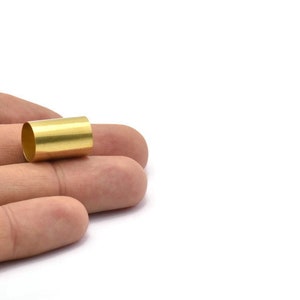 Raw Brass Tube, 10 Raw Brass Tubes (12x18mm) Bs 1473 - Etsy