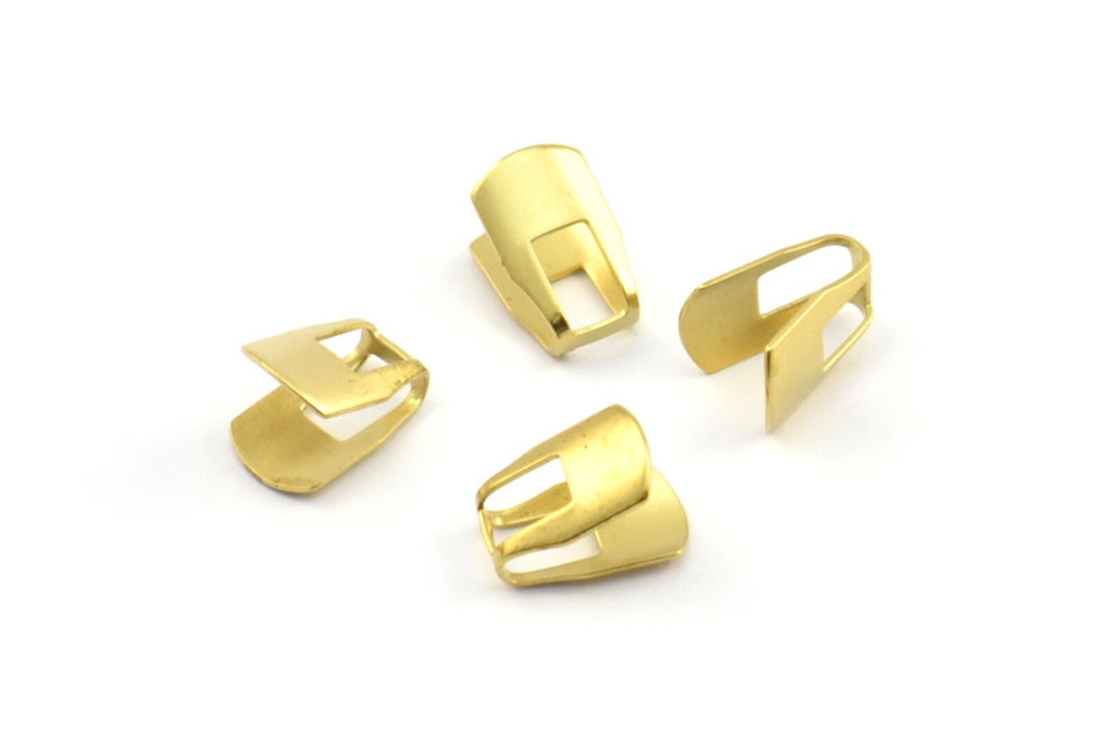 Snake Chain End 30 Raw Brass 6mm End Caps for Soldering to | Etsy