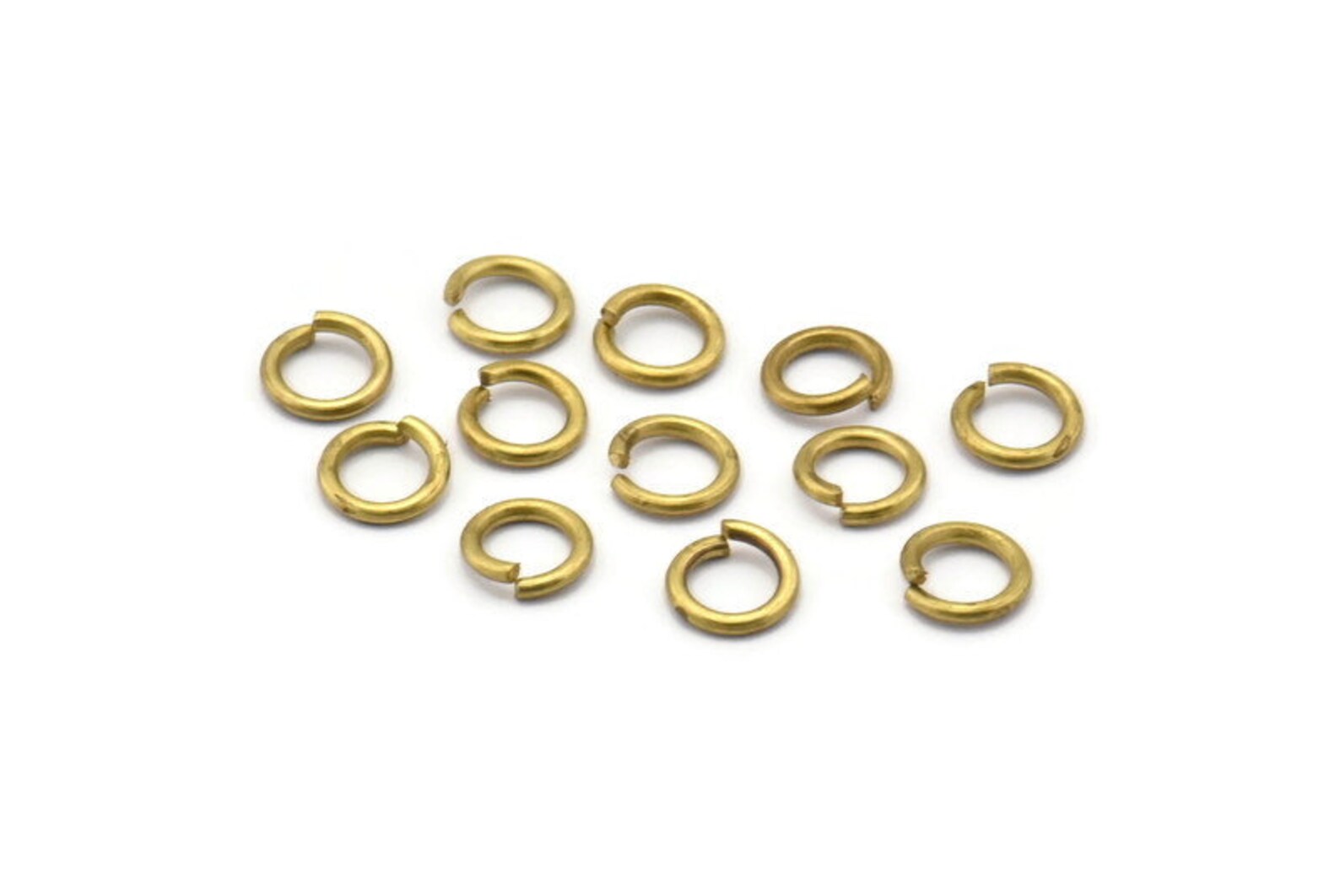 6mm Jump Rings 500 Raw Brass Jump Rings 6x1mm A0357 - Etsy
