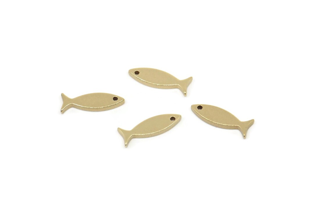 Brass Fish Blank, Raw Brass Fish Blanks, Findings (4x12x1.2mm) A5743 - Etsy